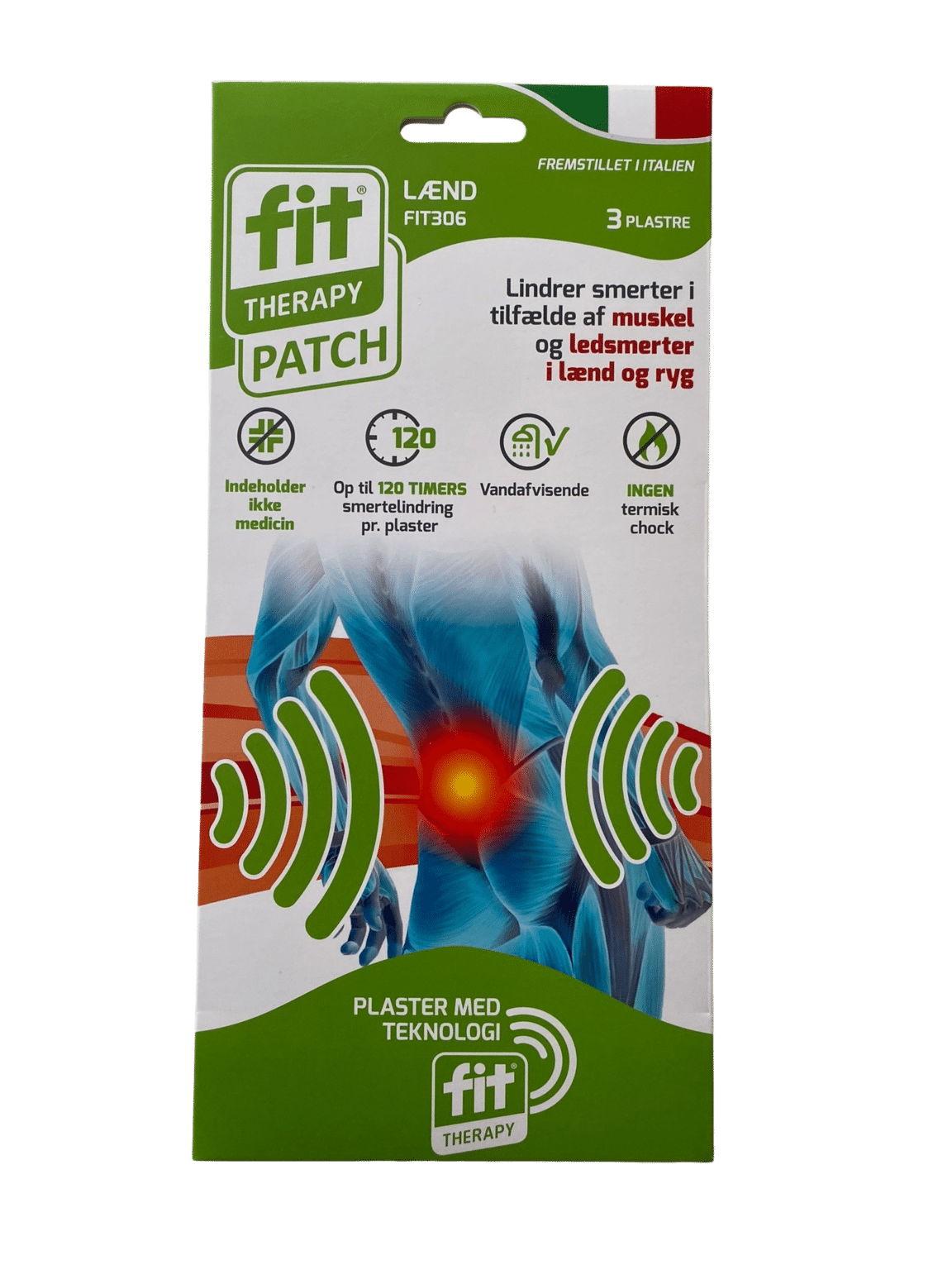 FIT Plaster Lænd | Smerteplaster mod ryg- og lændesmerter